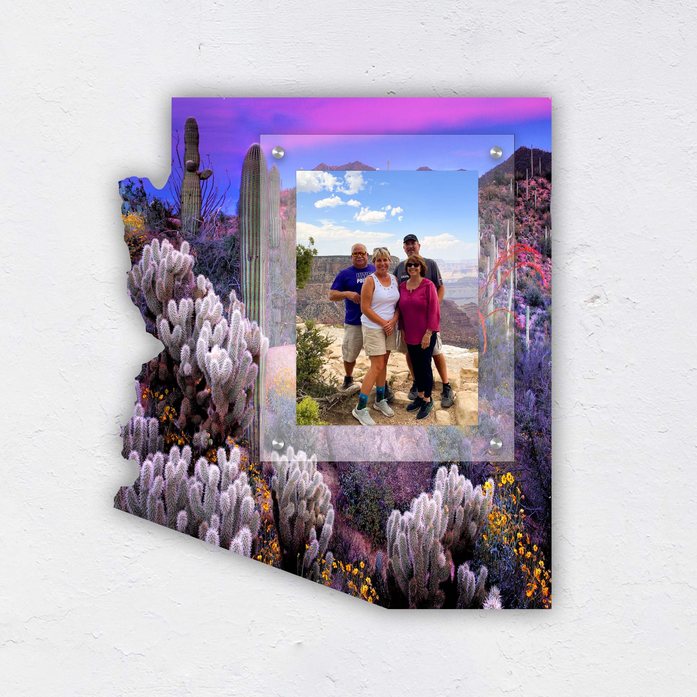 State of Arizona Desert Bloom | Modern Picture Frames, Unique Home ...