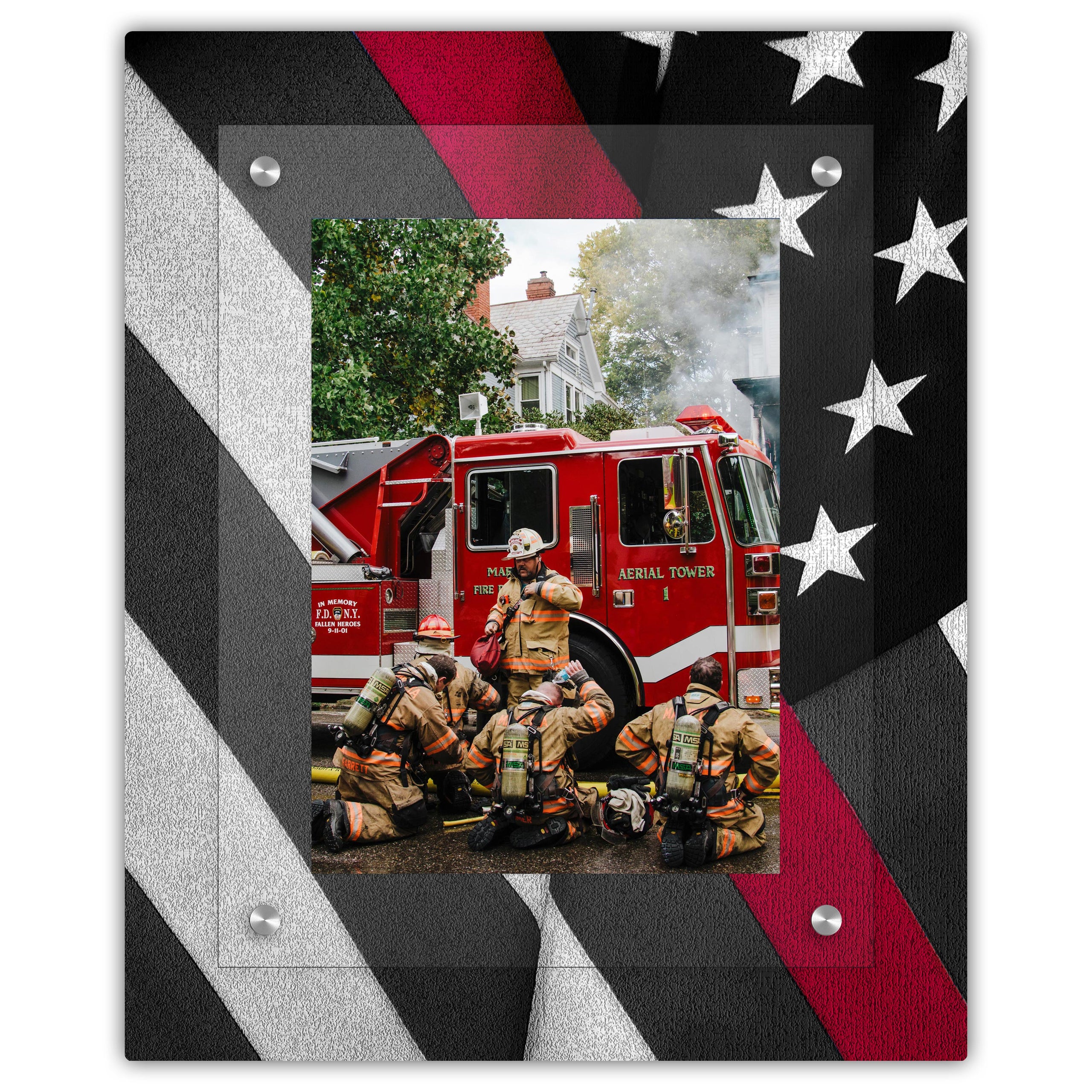 Thin Red Line - Firefighters | Modern Picture Frames, Unique Home Decor ...
